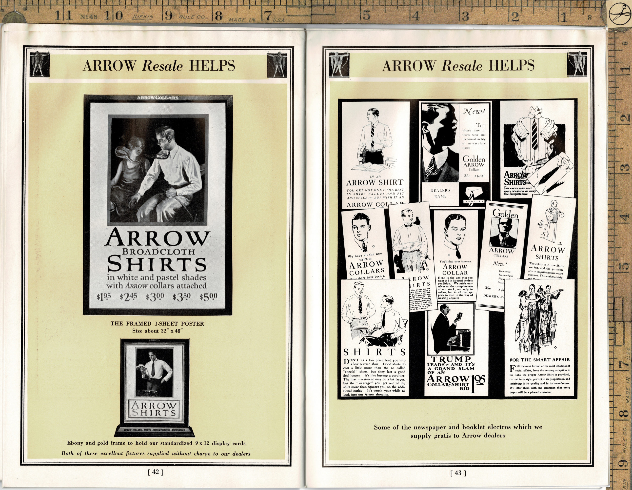1929 The Arrow Style Book & Wholesale Price List – Catalog of Cluett ...